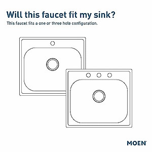 Moen Sleek Spot Resist Stainless One Handle Farmhouse Spring Pulldown Kitchen Faucet with Power Boost for a Faster Clean, 5925SRS