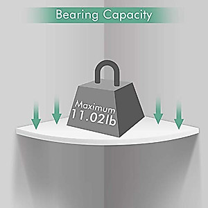 AYNEFY White Corner Wall Shelves,3 Piece Wall Mounted Floating Corner Shelf,Scalloped Floating Bookcase, Wall Display Rack Holder for Bathroom Bedroom Livingroom Kitchen Office (3pcs White)