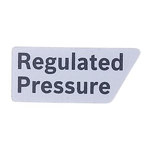 Bosch Parts 1619P05941 Label/Regulated Pressure