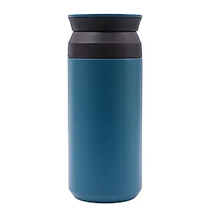 Generic Japanese Style Travel Tumbler Vacuum Insulated Thermos (Blue) 450 ML (15.2 oz), Medium