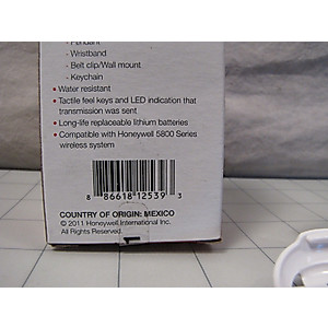 Honeywell Ademco 5802WXT Two-Button Wireless Transmitter Pendant