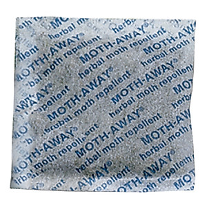 Richards Homewares Moth Away Sachets Nontoxic (White) (1-Pack of 24 Sachets)