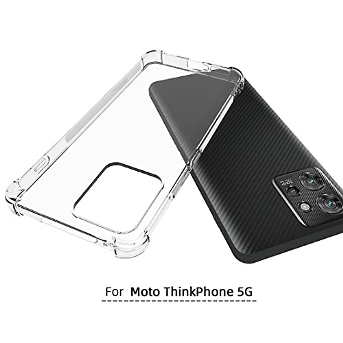 Osophter for Moto ThinkPhone Case,Motorola ThinkPhone 5G Case Clear Women Girls Boys Reinforced Corners TPU Shock-Absorption Flexible Phone Cover for Motorola Moto Think Phone 5G(Clear)