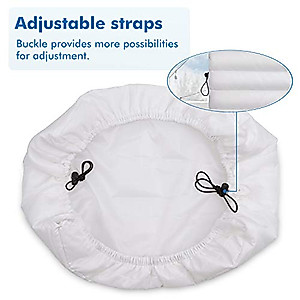 Brivic Indoor Air Conditioner Cover AC Cover for Inside Window Unit 21 x15 x 3.5 inches(L x H x D),White