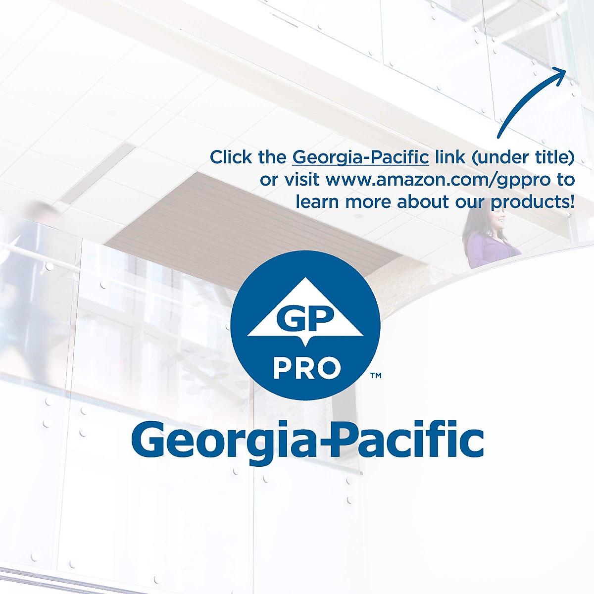 Georgia-Pacific Professional Series Jumbo Jr. 2-Ply Toilet Paper by GP PRO (Georgia-Pacific), 2172114, 1000 Feet Per Roll, 4 Rolls Per Case