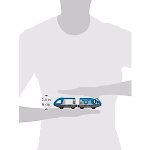 BRIO World - 33506 Travel Battery Train | 3-Piece, Battery-Operated Toy Train Set | Ideal for Kids Ages 3 and Up | Compatible with All BRIO Train Sets