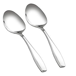 Ggbin Stainless Steel Dinner Buffet Serving Spoons, 9.75 Inches, Set of 6