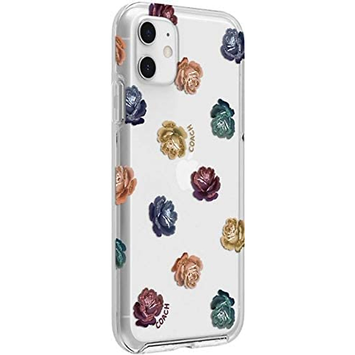 Coach - Dreamy Peony Protective Case for Apple iPhone 11 - Clear/Rainbow/Glitter (Clear/Rainbow/Glitter, iPhone 11)