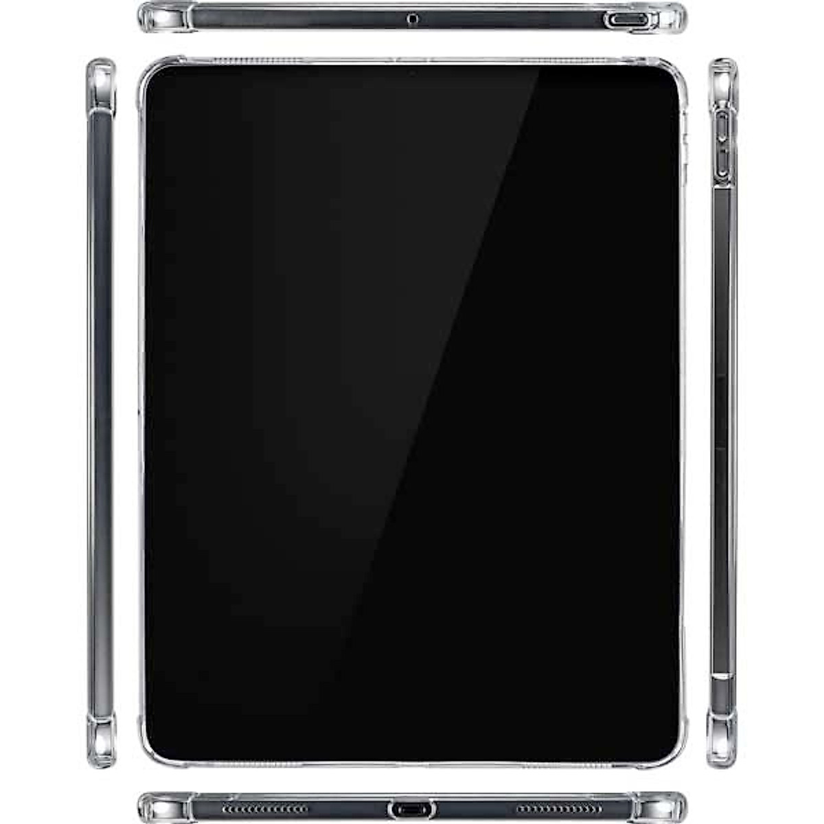 Skinit Clear Tablet Case Compatible with iPad 10.2in (9th Generation, 2019-2021) Originally Designed South Africa Flag Distressed Design