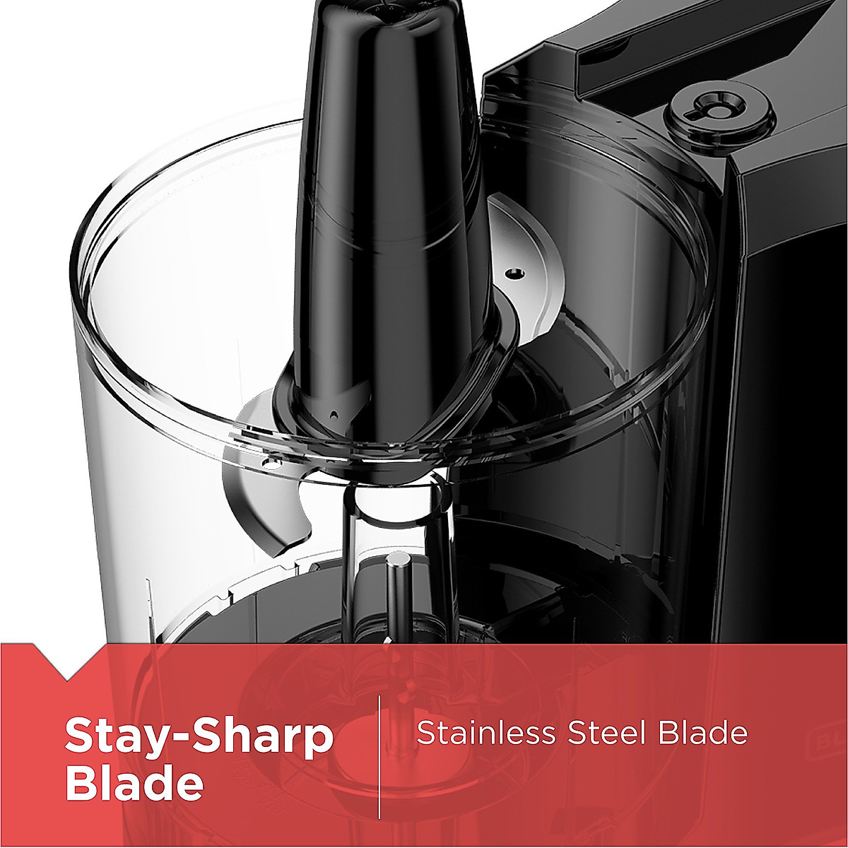 BLACK+DECKER 3-Cup Electric Food Chopper, HC300B, One Touch Pulse, 175W Motor, Stay-Sharp Blade, Dishwasher Safe