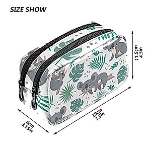cooltfun Koala Pencil Pouch Cute Stationary Pencil Box Big Capacity Pen Case School Study Supplies for Teen Girls Waterproof Large Storage Pencil Pouch Student