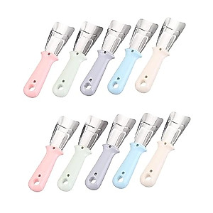 10 pcs Refrigerator for car Stainless Steel Refrigerator Stainless Steel Shovel deicing Scoops defrost Shovel Refrigerator ice Scraper Clean defrosting Spatula