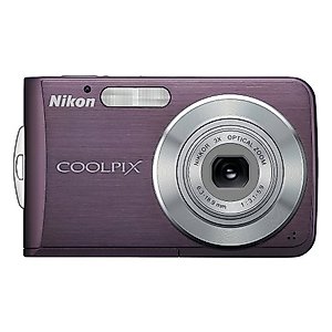 Nikon Coolpix S210 8MP Digital Camera with 3x Optical Zoom (Plum)