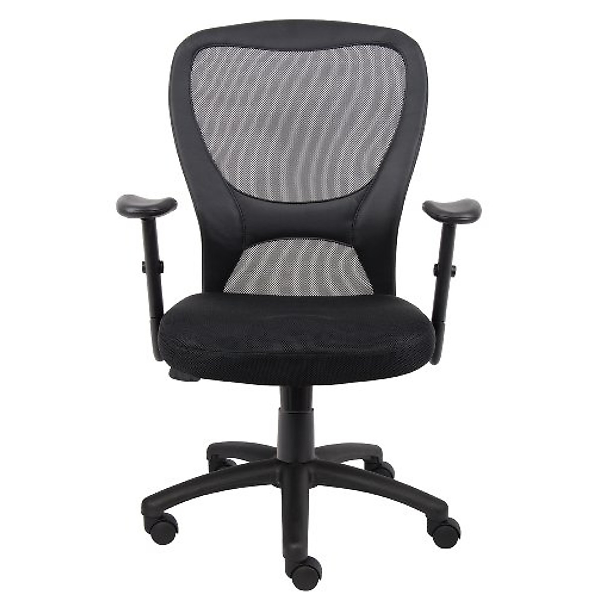 Boss Office Products Budget Mesh Task Chair in Black