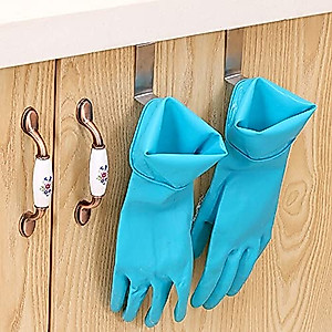 Ldirect 5 Pcs Z Shaped Hooks Hangers Stainless Steel Hanging Hooks Hangers for Kitchen, Bathroom