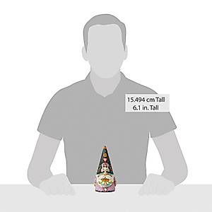 Enesco Jim Shore Heartwood Creek Halloween Day of The Dead Gnome Figurine, 6.1 Inch, Multicolor