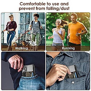 Cobee Cell Phone Card Holder Pouch Self-Adhesive Phone Kickstand with Elastic Band Stick on Wallet Card Holder for Back of Phone Case Leather ID Card Holder Sleeve Pouch Credit Card Grip Holder(Black)