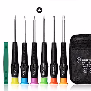 Fixinus Full Triangle Head Screwdriver Set For Electronic Toys, 7-Piece Triangle Security Screws Driver Tool Kit For Thomas McDonald's Toy Series Repair Battery Disassemble - Toys Triangle Driver Set