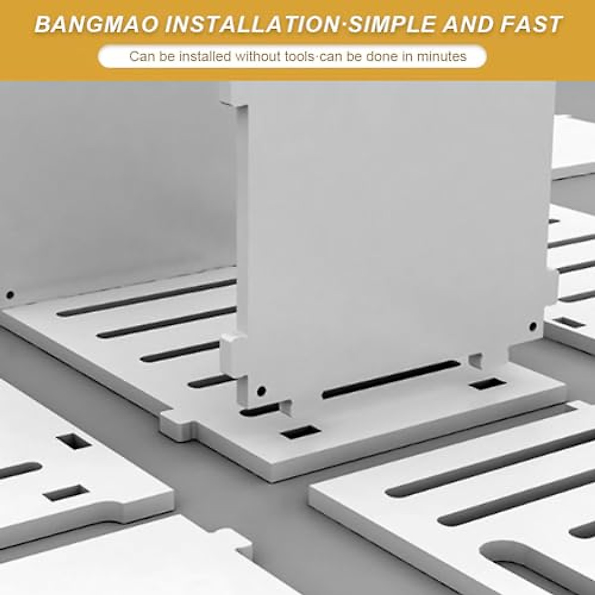 JNTKE Rectangular Side Table, End Table with Storage Shelf 13.4"x10.2"x15.8" Small Bedside Table Night Stand for Living Room Couch Sofa Bedroom Balcony Home Office