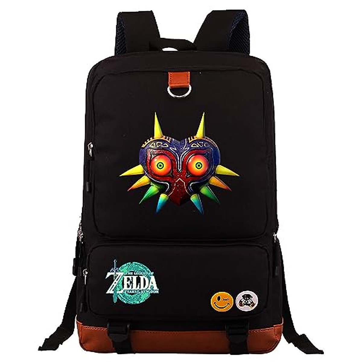 XCO-LEE Teen Daily Knapsack Tears of the Kingdom Graphic Rucksack Canvas Bookbag for Student-Lightweight Travel Bagpack