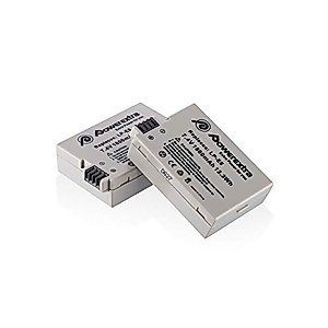 Powerextra LP E8 2 Pack 7.4V 1800mAh Li-ion Replacement Compatible with Canon LP-E8 Battery for Canon Rebel T3i, T2i, T4i, T5i, 600D, 550D, 650D, 700D, Kiss X5, X4, Kiss X6, LC-E8E