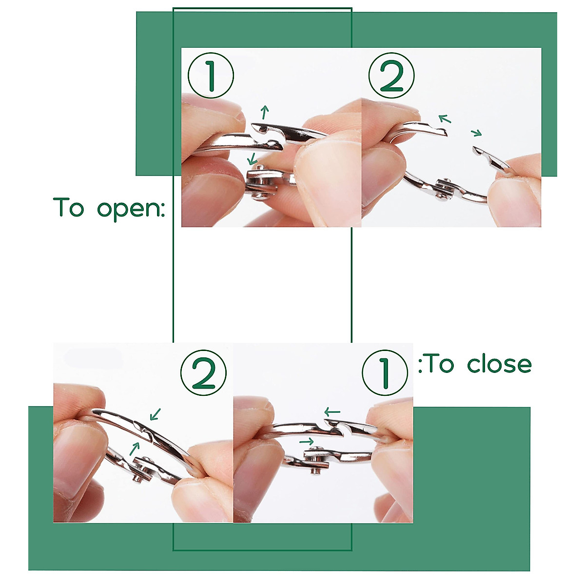 Mr. Pen- Loose Leaf Binder Ring, 20 Pack, 2 Inch, Binder Rings, Book Rings, Metal Rings for Index Cards, Rings for Flash Cards, Flash Card Rings, Index Card Rings, Clip Rings, 2 Inch Binder Rings