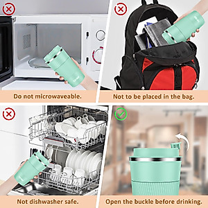 KETIEE 12oz Coffee Mug: Vacuum Insulated Coffee Cup with Leakproof Lid, Travel Coffee Mug Stainless Steel Double Walled Reusable Coffee Cup for Hot and Cold Water Coffee