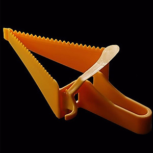 HERCHR Cake Slicer Cutter, Plastic Cake Server Pie Knife Cake Lifter Tools Cake Knife Cake Pie Cutting Guider for Cakes, Pie, Desserts and Pizza