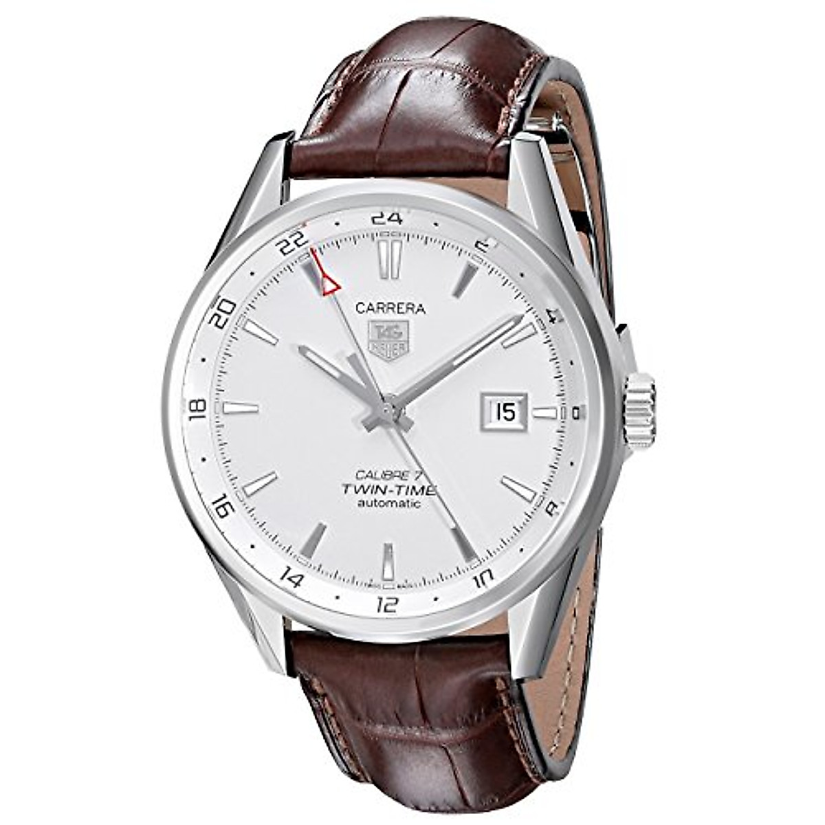 TAG Heuer Men's WAR2011.FC6291 Analog Display Swiss Automatic Brown Watch