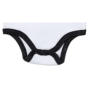 Disney Nightmare Before Christmas Newborn Baby Boys Short Sleeve Bodysuit Pants and Hat 3 Piece Outfit Set 0-3 Months