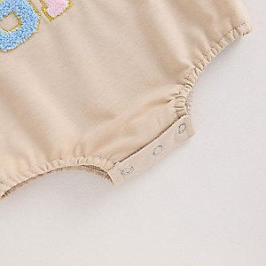 Twopumpkin Newborn Baby Toddler Girl Sweatshirt/Romper Onesie Little Big Sister Matching Outfit Fall Winter Clothes (Lil Sis Romper, 0-3 Months)