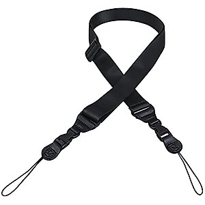 GEEKSDOM Adjustable Shoulder Strap for Laptop iPad Case Camera Duffle Bag Briefcase Comfort Neck Strap Nylon 32"-61"(Black)