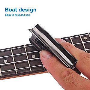Alnicov Stainless Steel Guitar Slide Tone Bar for Dobro, Lap Steel Guitar, Hawaiian Guitar, Electric Guitar Accessories