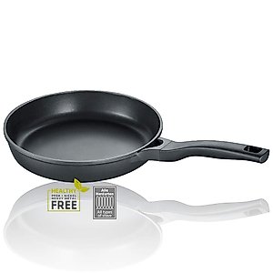 Berndes Vienna Frying Pan 20 cm Suitable for All Hobs with 3-Layer Non-Stick Coating Full Surface Induction Non-Stick Coating Black