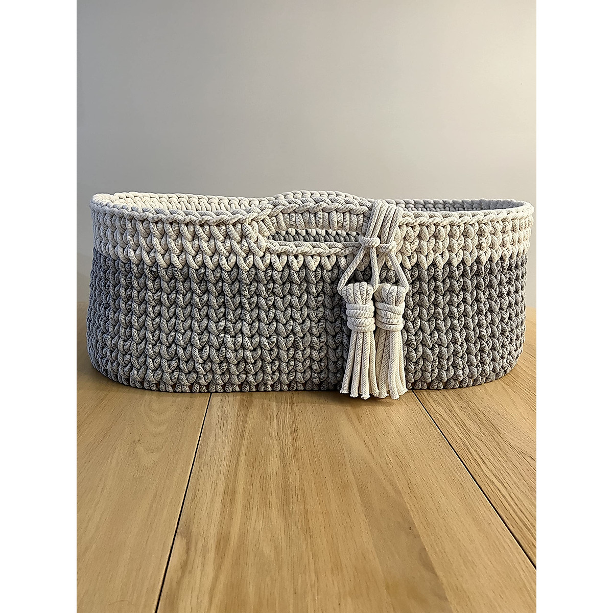 Crochet Baby Moses Bassinet