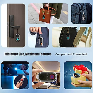 Tusionwin Hidden Camera Detectors, Hidden Devices Detector, Spy Camera Detector, Privacy Detector, Anti Spy Detector, Hidden Camera Finder for Home Office Hotel Bathroom, Gifts for Woman Men