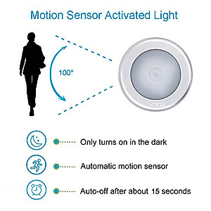 Motion Sensor Night Lights Stair Lights Closet Lights Flexible EL Wire Glow Lighting for Halloween Party Decorations 16.4ft/5m