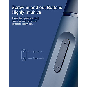 HOTO 3.6V Cordless Electric Screwdriver, 1500mAh, USB Rechargeable Battery, All-in-one Power Screwdriver, Manual-automatic Mode, 2 S2 Steel Long Bits, Ideal for Repairing Circuits/Electronics