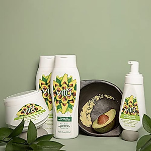 VITU Avocado Conditioner Paraben Free and Silicon Free For Curly - Frizzy Hair 13.18 fl oz