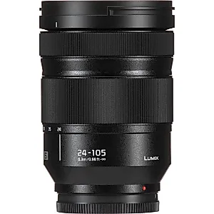 Panasonic LUMIX S 24-105mm F4 Lens, Full-Frame L Mount, Optical Image Stabilizer and Rugged Dust/Splash/Freeze-Resistant S-R24105 (USA), Black