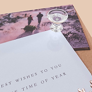 60 PCS Large Push Pins for Cork Board- Clear Thumb Tacks for Bulletin Board Jumbo Push Pins for Wall Long Thumbtacks (Clear)