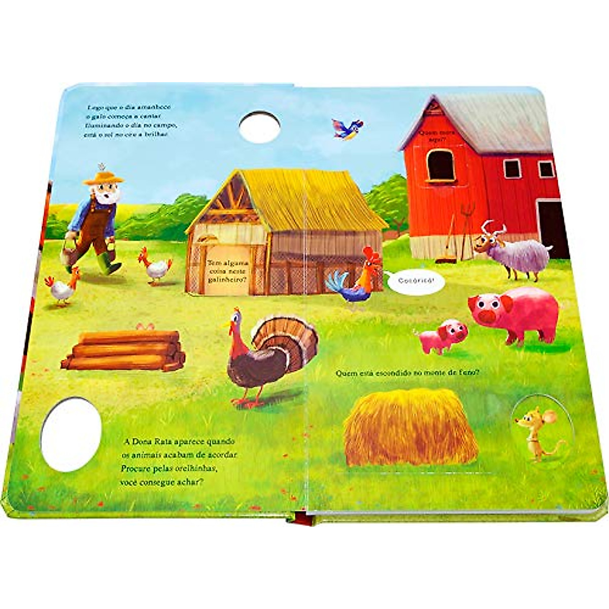 Muu Muu Muu na Fazenda - com janelinhas para espiar (Em Portugues do Brasil)