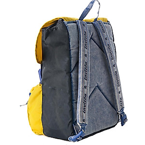 Invicta Jolly III Vintage Laptop Backpack (Mood Indigo/Lemonchrome)