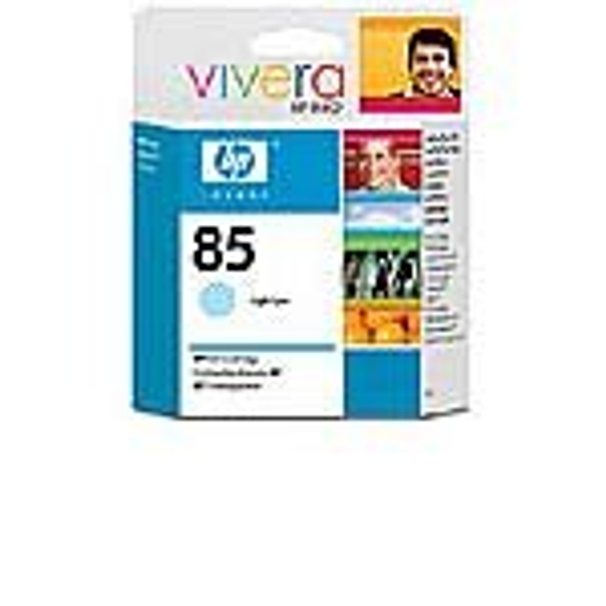 LD Remanufactured Ink Cartridge Replacement for HP 85 C9428A (Light Cyan)