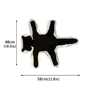 WALLARENEAR Funny Christmas Rugs Light Up Fried Cat Rug Decor National Lampoon Christmas Vacation Village Decorations Xmas Gifts for Family