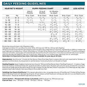 NutriSource Grain Free Dry Dog Food, Chicken and Peas, 26LB