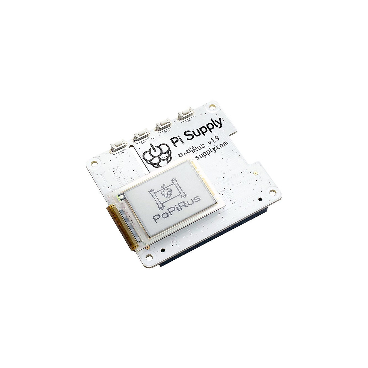 PaPiRus ePaper / eInk Screen HAT for Raspberry Pi - Multi Screen Pack (1.44", 2.0", 2.7")