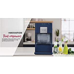 FRIGIDAIRE Gallery EFIC255 Countertop Crunchy Chewable Nugget Ice Maker, 44lbs per Day, Auto Self Cleaning, 2.0 Gen, Navy