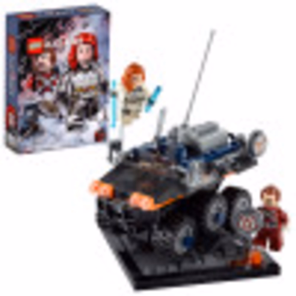 LEGO Marvel Avengers Taskmaster’s Ambush 77905 Exclusive Black Widow Movie Building Kit; Includes Black Widow, Taskmaster and Red Guardian Minifigures and The Taskmaster’s Vehicle (230 Pieces)