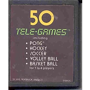PONG SPORTS 99806 VINTAGE ATARI 2600 GAME CARTRIDGE!